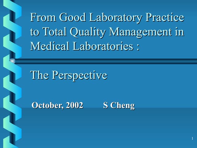 Laboratory quality management notes | PPT