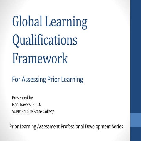 Global Learning Qualifications Framework | PPT