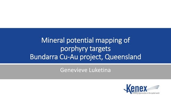 Remote sensing for mineral exploration | PPT