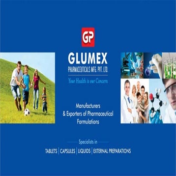 Glumex Pharmaceuticals Manufacturer India | PPSX