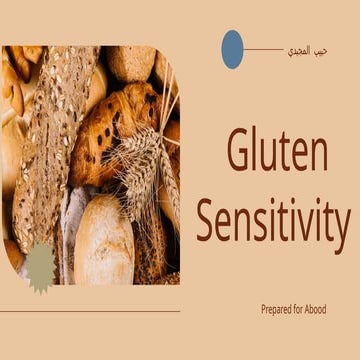 Gluten Sensitivity, thorough Study.pptx