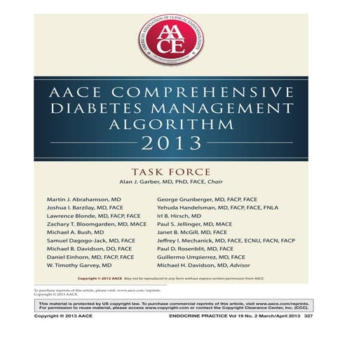 American Association of Clinical Endocrinologists’ Comprehensive ...