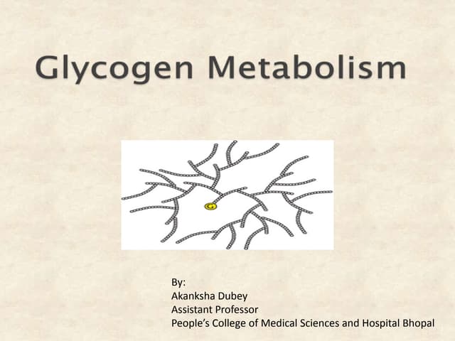 Glycogenolysis | PDF