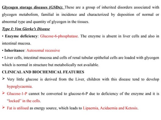 GLYCOGEN STORAGE DISEASES | PPTX