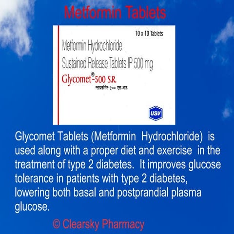 Glycomet (Metformin Tablets) | ODP
