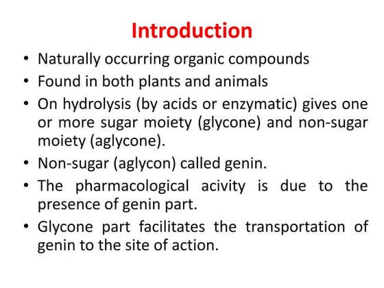 Glycosides | PPT