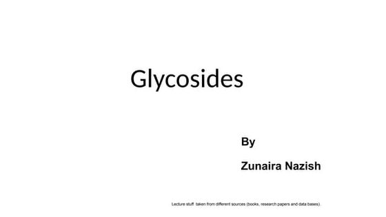 Pharmacognosy of digitalis | PPT