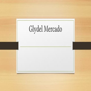 Glydel Mercado Biography, Early Life.pptx