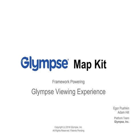 Glympse Map Kit | PDF