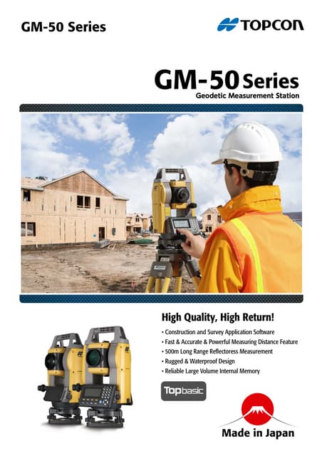 Pdf Spesifikasi Total Station Topcon GM 100 Series | PDF | Computer ...