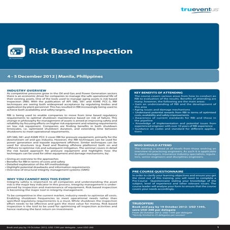 Risk Based Inspection | PDF