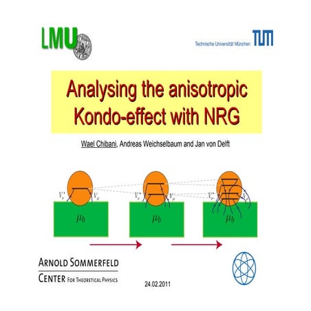 Anisotropic Kondo-Effect with NRG | PPT