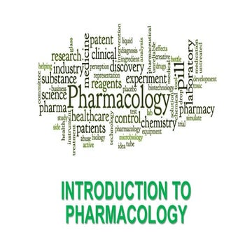 GM0 Lecture Introduction to Pharmacology. Drug Dosage Forms ...