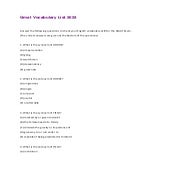 Gmat Vocabulary List 2023 | PDF