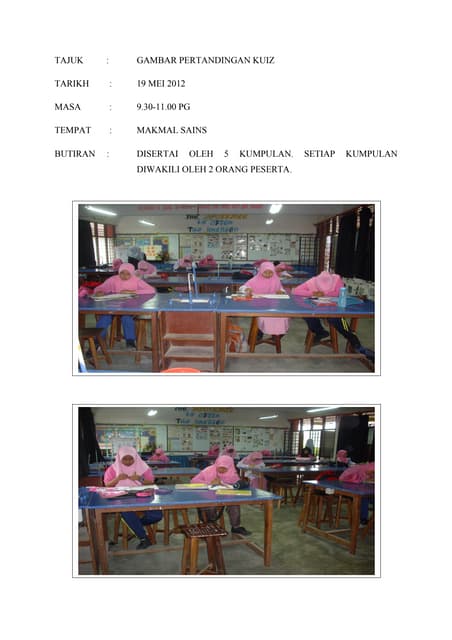 Buku program hari sukan | DOC