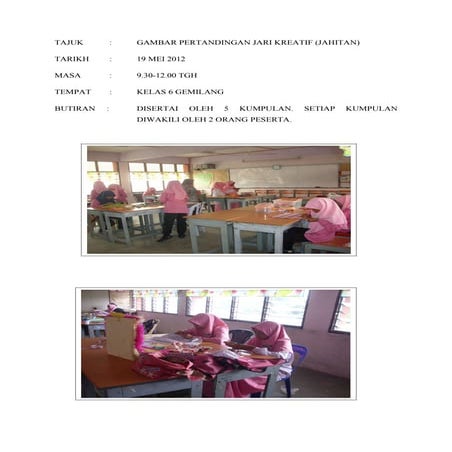 Gmbr pertandingan jari kreatif | PDF