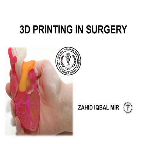 3D printing in surgery | PPTX