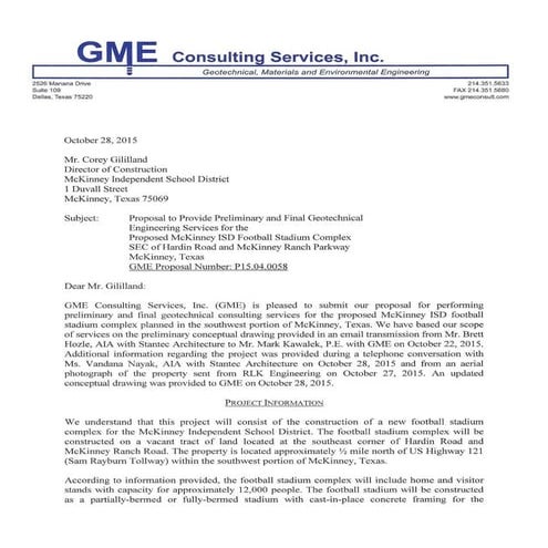 Gme final proposal copy | PDF