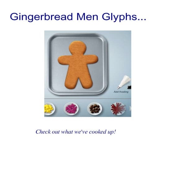 Gingerbread Men Glyphs | PPT
