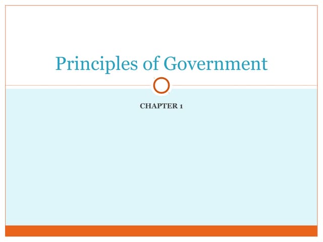 Government chapter 1 powerpoint con't | PPT