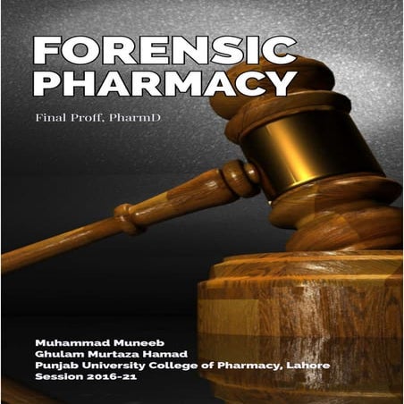 Forensic Pharmacy Complete Notes | PDF