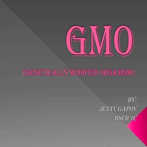 Gmo | PPTX