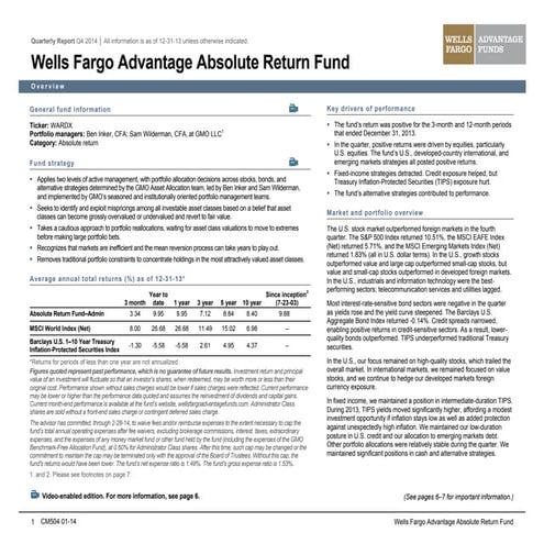 Gmo absolute return | PDF