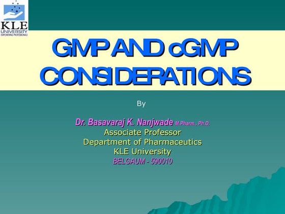 Good manufacturing practice (gmp) | PDF | Recalls | Consumer Issues