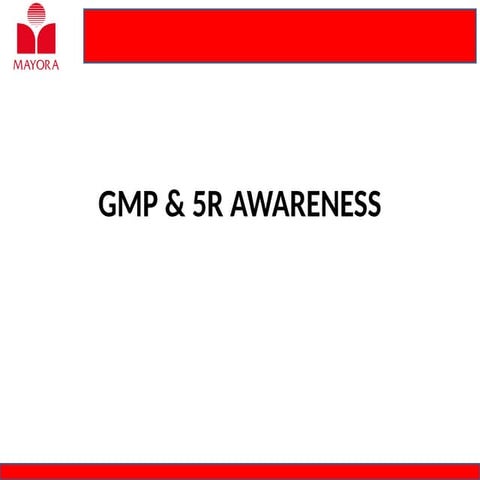 GMP AWARENESS AND IMPLEMENTATION NEW.pptx