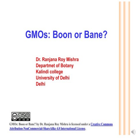 GM Plants boon or bane.pptx