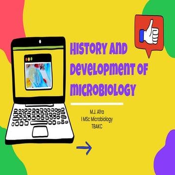 History And Developments In Microbiology | PPTX