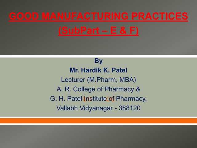 Goods inward procedure, inspection and documentation | PPTX