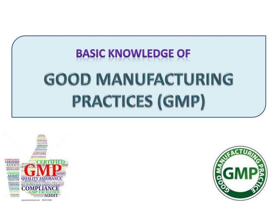 Hygiene & GMP Awareness Session | PPT