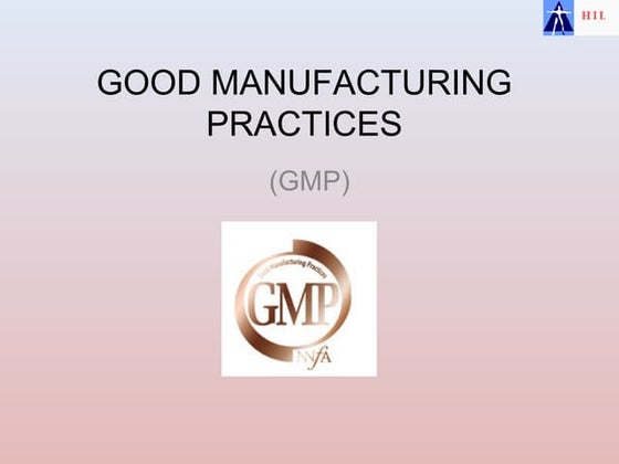 Hygiene & GMP Awareness Session | PPTX | Indoor Environmental Quality ...