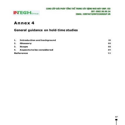 Tiêu chuẩn GMP WHO cho nghiên cứu quản lý theo thời gian (hold-time study) | PDF