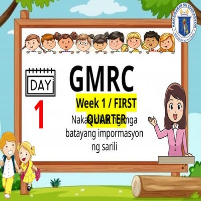 G1-GMRC PPT PRESENTATION QUARTER 1 WEEK 1 | PPTX