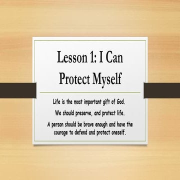 i can protect myself good manners and right conduct | PPTX