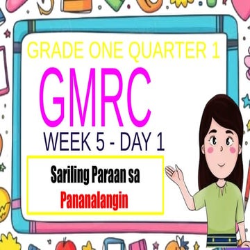 GRADE-1-GMRC-WEEK-5- Pagiging Madasalinpptx | PPTX