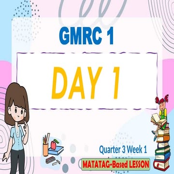 GMRC GRADE 1 Q3-WEEK1-DAY1.POWER POINTtx | PPTX