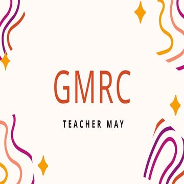 gmrc 2 week 2.pptx...................... | PPTX