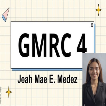 GMRC 4 POWERPOINT DAY 3.powerpoint presentation ppt | PPTX