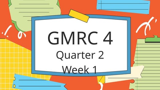 GMRC Quarter 1 Week 1 MATATAG Curriculum.docx
