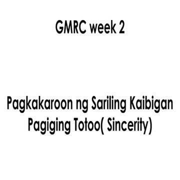 The GMRC Act mandates the integration of Good Manners and Right Conduct ...