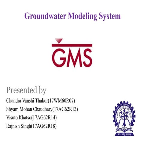 Groundwater Modeling System Pptx