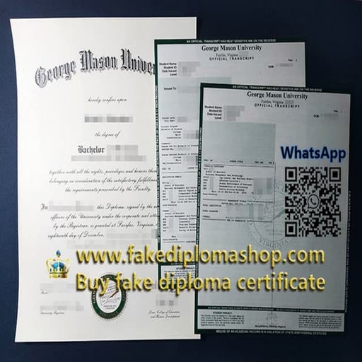 GMU diploma and transcript, get a George Mason University diploma from ...