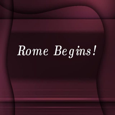 Rome Begins Guided Notes | PPT