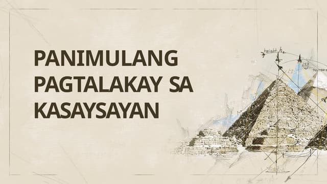 Ang pag aaral ng kasaysayan | PPTX