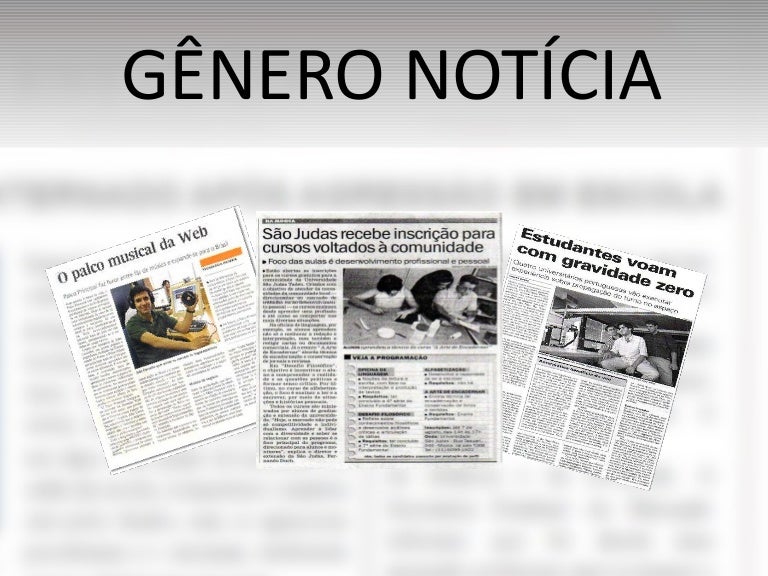 Gênero notícia