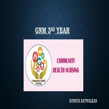 GNM 3RD YEAR chn orientation.ppt syllabusx | PPTX