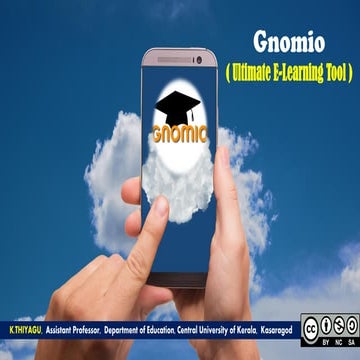 Gnomio - E-learning tool - Thiyagu | PDF
